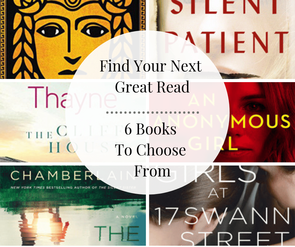 Find Your Next Great Read - 6 Books To Choose From!